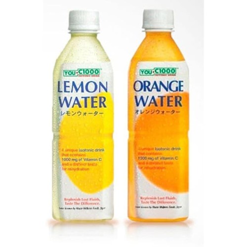 Jual You C1000 / You C 1000 Lemon / Orange WATER Botol 500 ML | Shopee ...