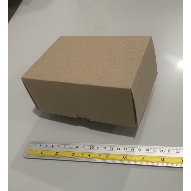 Jual Dus Kraft 16 x 12 x 7 Snack Roti Kue Kardus Makanan Box Tebal ...