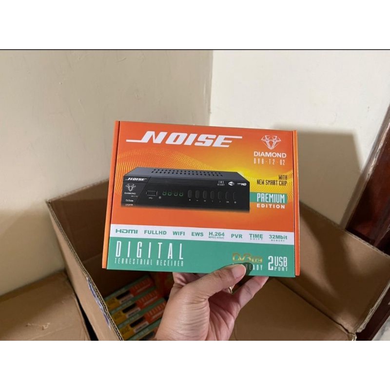 Jual stb noise kuning set top box tv digital noise 32mb original peka ...