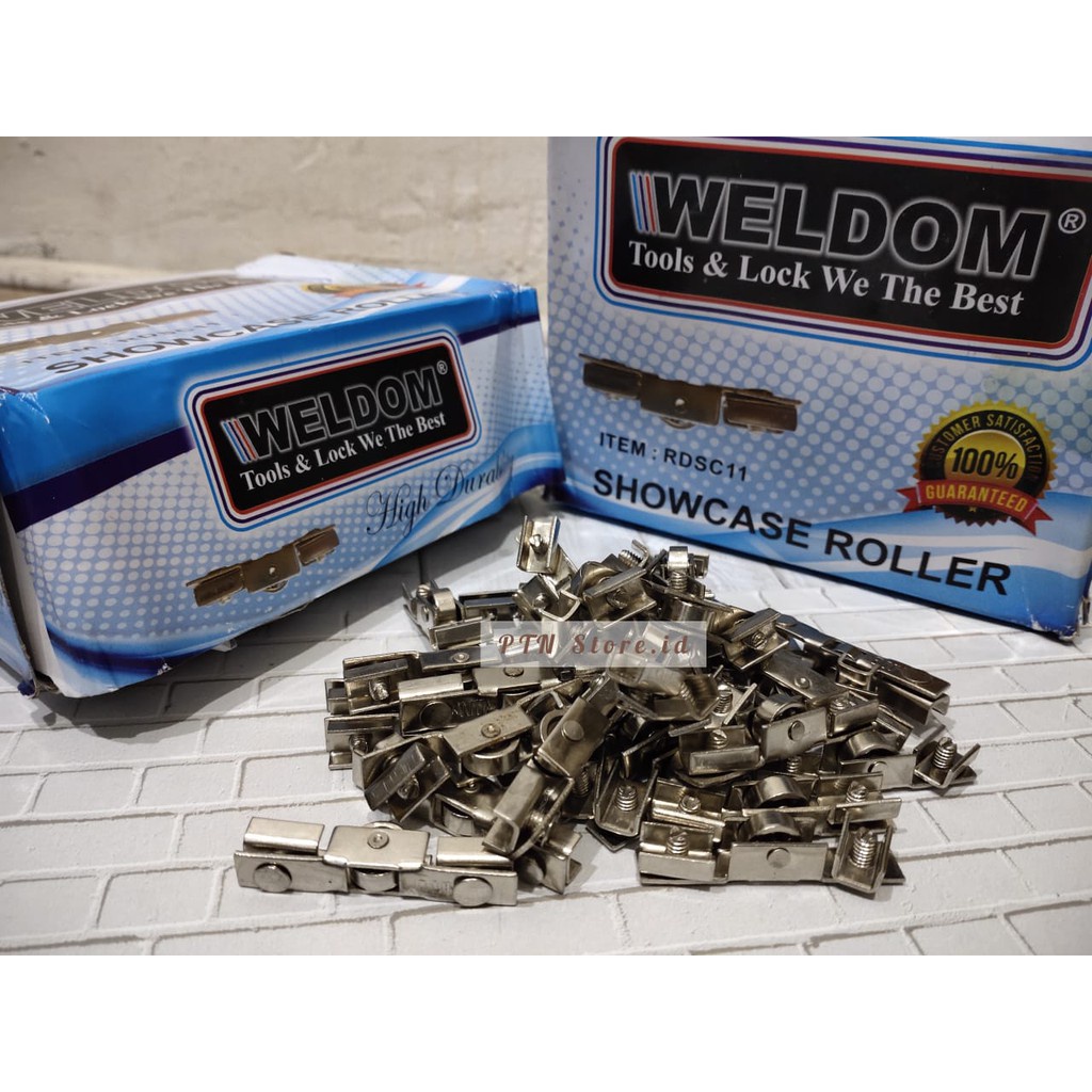 Jual RODA SHOWCASE WELDOM KECIL PER 10 PCS /RODA ETALASE/RODA RSC KECIL ...