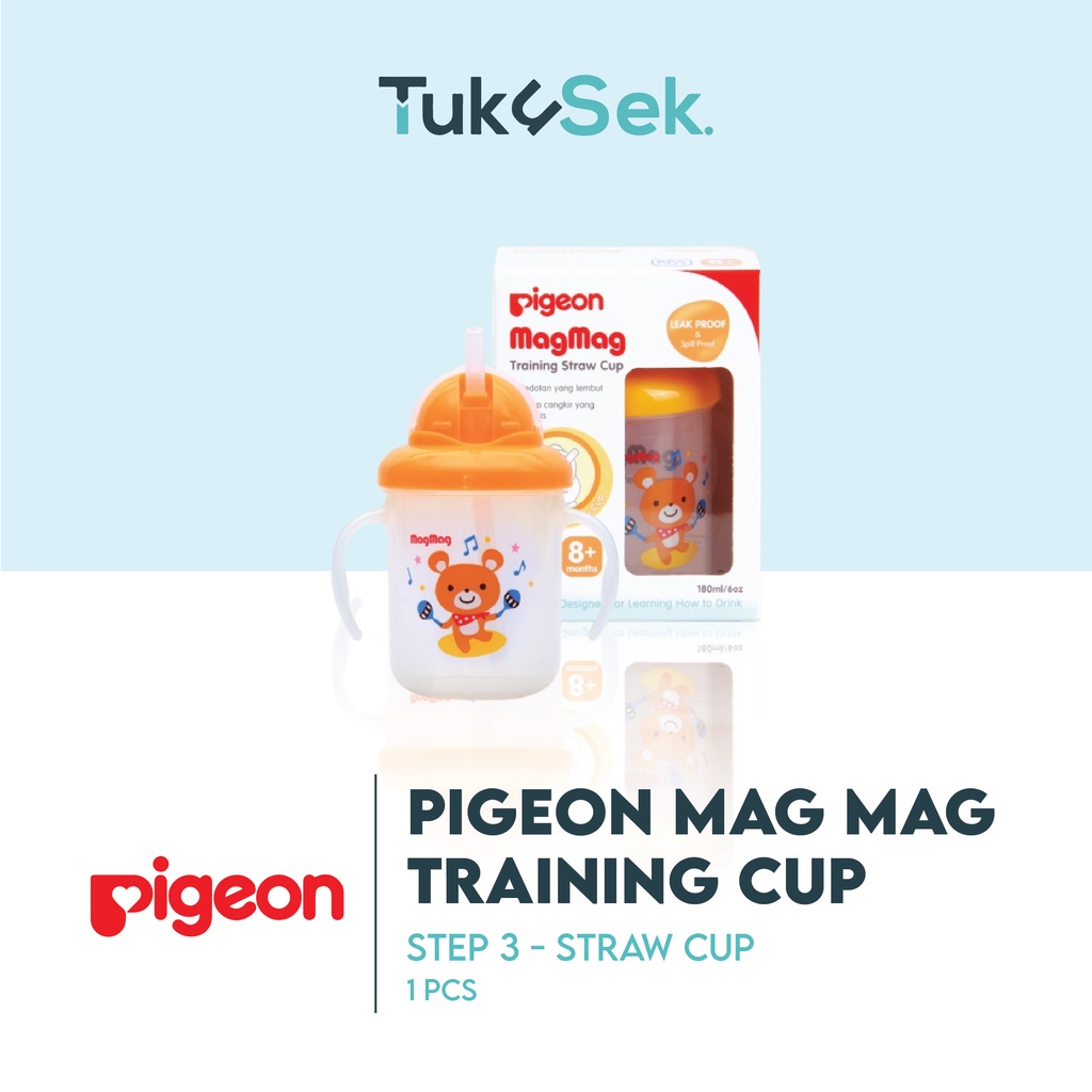 Jual PIGEON Magmag / Mag-Mag Step 3 Straw Cup | Shopee Indonesia