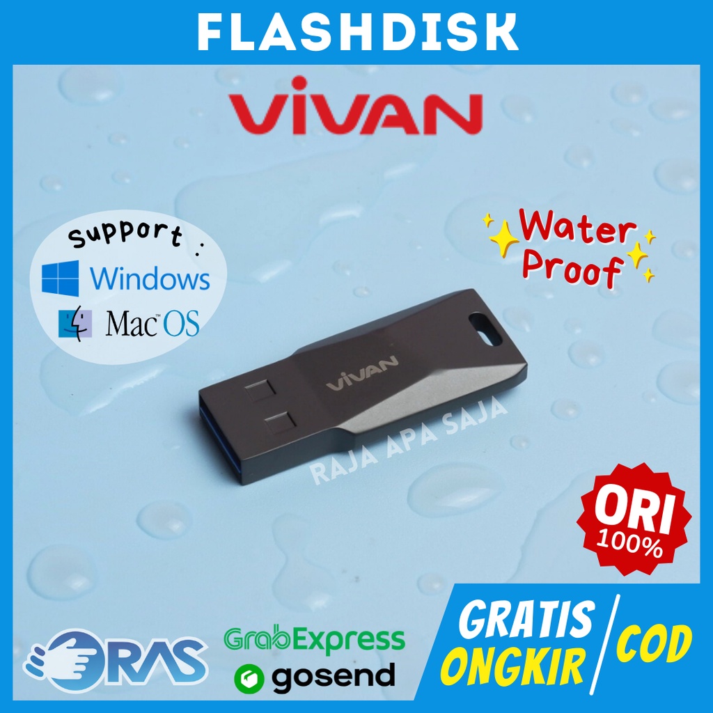 Jual Flashdisk 32GB 16GB USB 3.0 Vivan Flash Drive Flasdis Fleshdisk ...