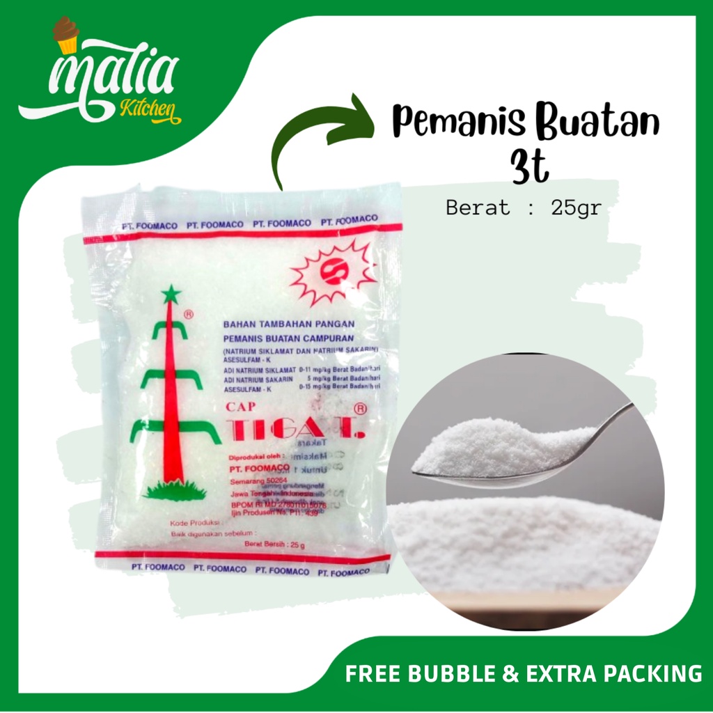 Jual Pemanis buatan Tiga Tebu 25gr Sodium Siklamat natrium siklamate ...