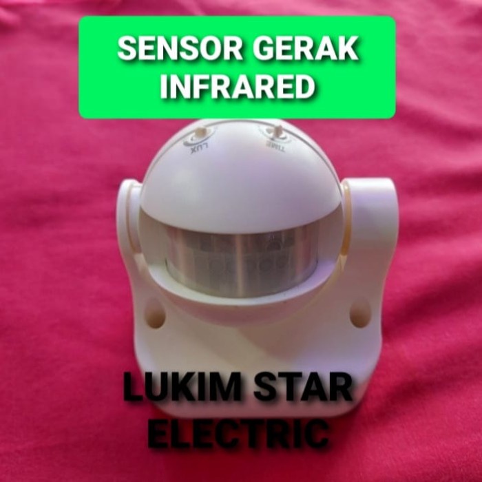 Jual Sensor Gerak PIR INFRARED Motion/Sensor Lampu Led 180 Derajat ...