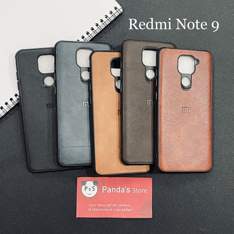 Jual Leather Case Redmi Note 9 Softcase Kulit Elegan Casing Slim Fit ...