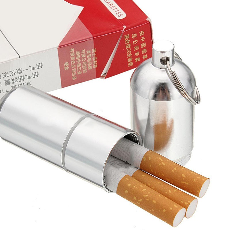 Jual Bungkus Rokok LCLYL Cylinder Ø2.5 cm Stainless Steel Cigarette ...