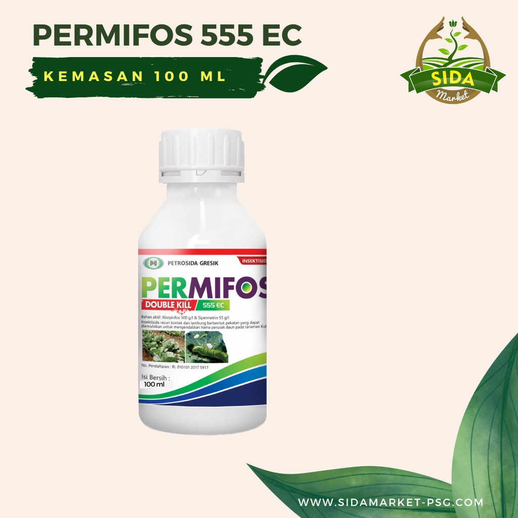 Jual Insektisida Pembasmi Hama Daun Tanaman Kubis Permifos 555 SC Kms ...