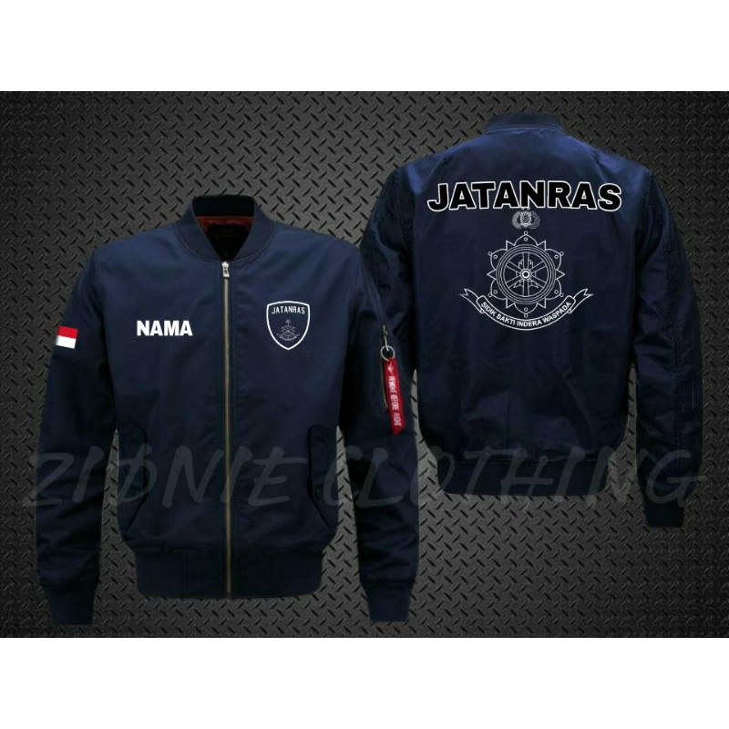 Jual JAKET BOMBER POLISI JATANRAS BIRU NAVY | Shopee Indonesia