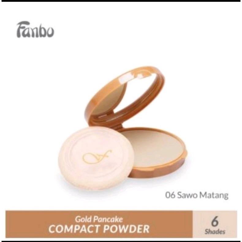 Jual FANBO Compact Powder Gold / Bedak Padat | Shopee Indonesia