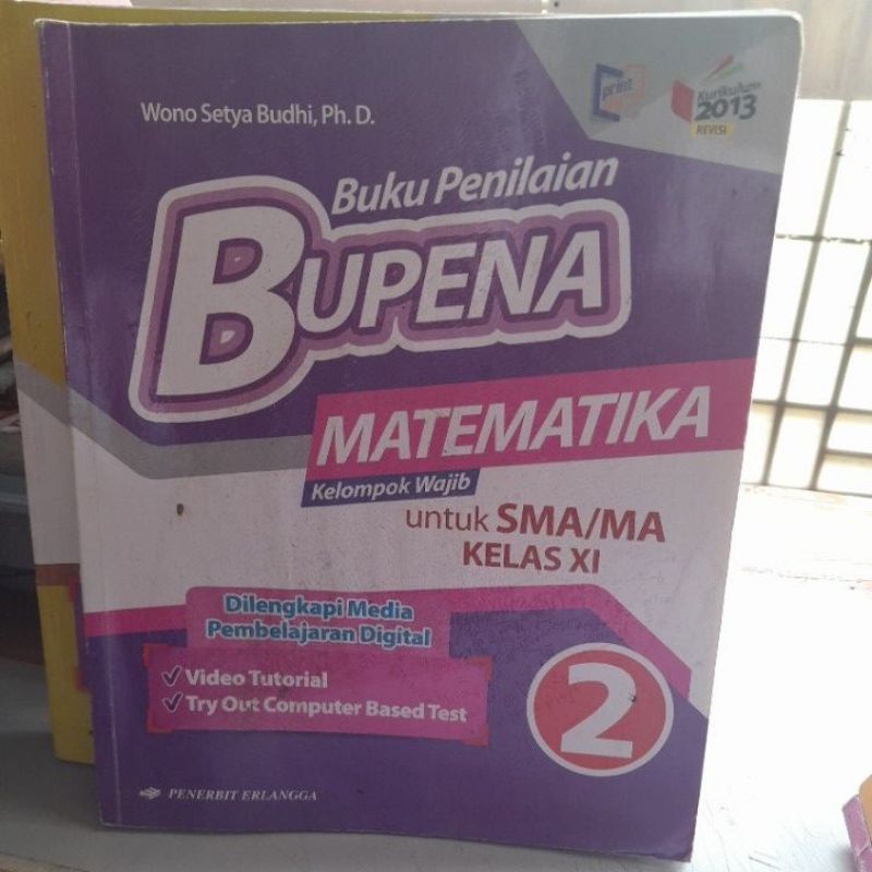 Jual buku BUPENA MATEMATIKA WAJIB SMA/MA KELAS XI/11/2 PENERBIT ERLANGGA | Shopee Indonesia