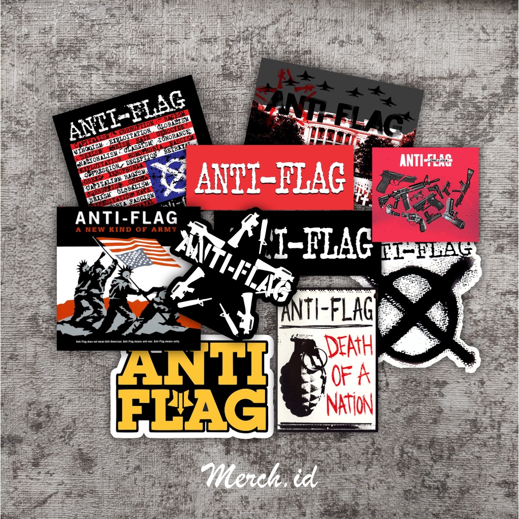 Jual STIKER BAND ANTI FLAG sticker pack | Shopee Indonesia