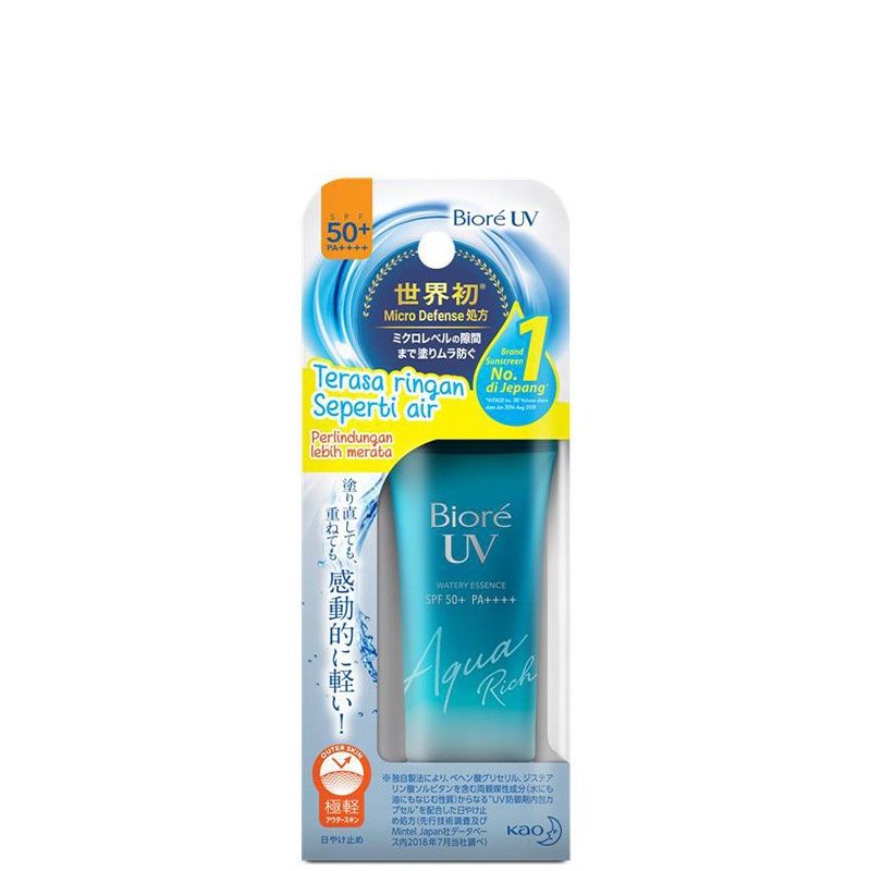 Jual Biore UV Aqua Rich Suncreen Watery Essence SPF 50++++ 15gr ...