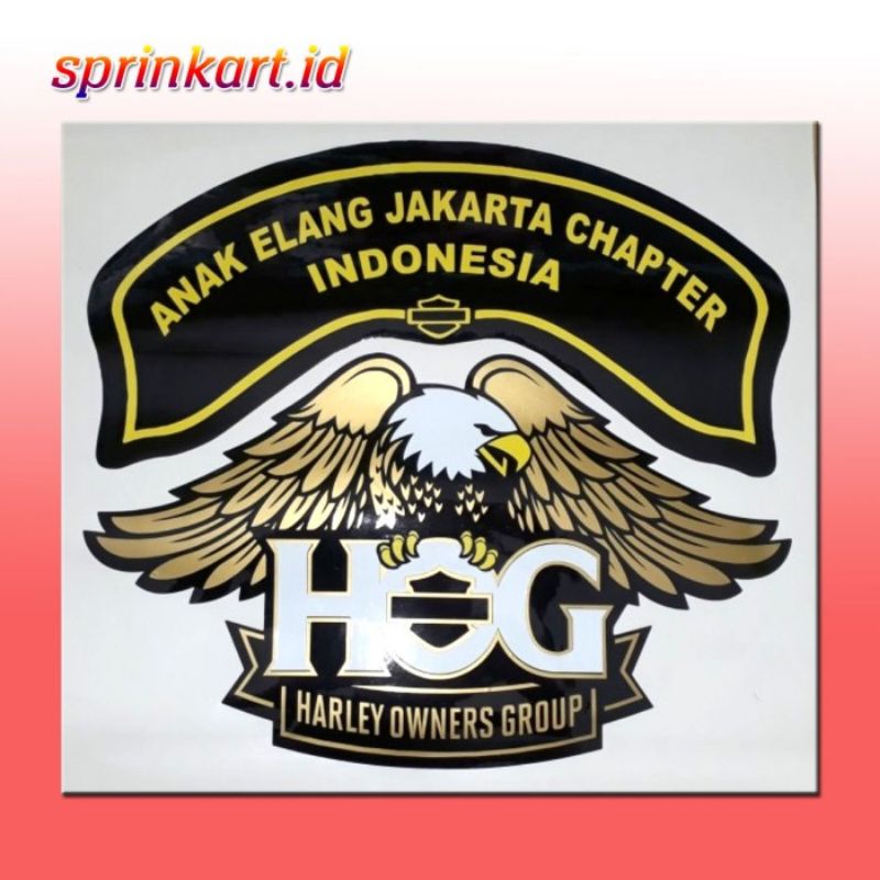 Jual Stiker HOG Jakarta Chapter Ukuran Besar | Shopee Indonesia