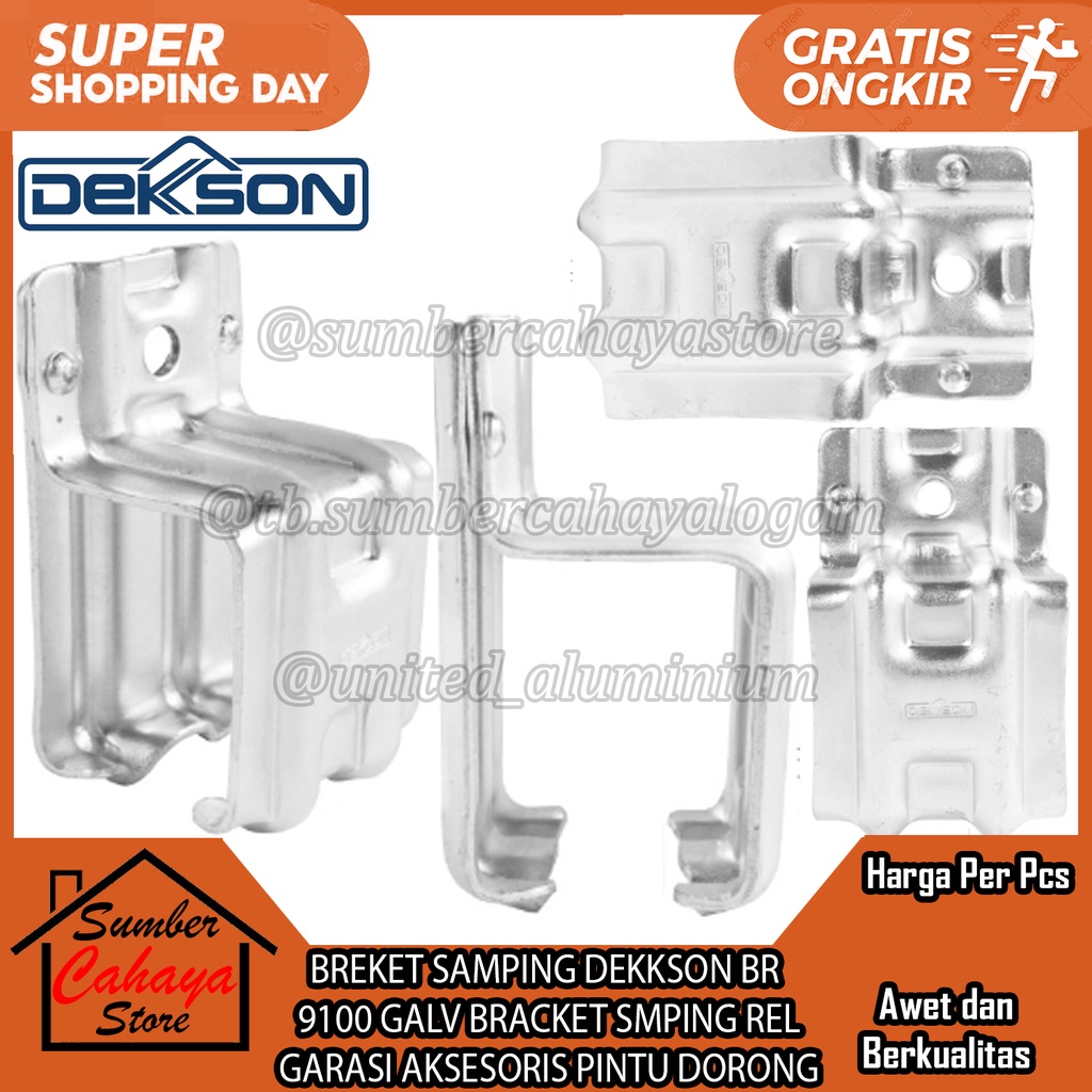 Jual BREKET SAMPING DEKKSON BR 9100 GALV DEKSON BRACKET SMPING RAIL REL ...