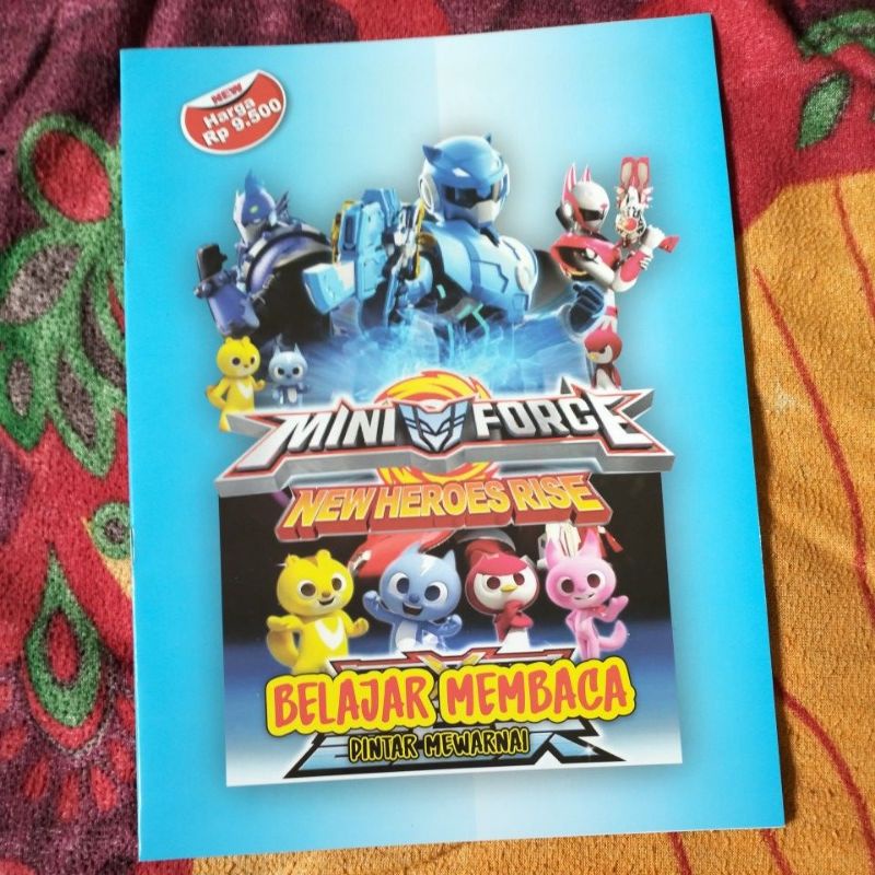 Jual ORIGINAL BUKU MINI FORCE BELAJAR MEMBACA PINTAR MEWARNAI UKURAN ...