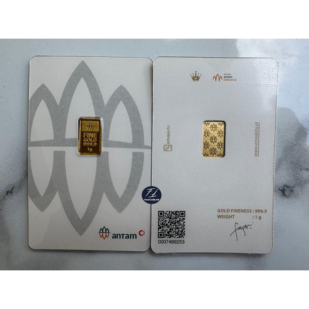 Jual Logam Mulia ANTAM EmasKita X Hartadinata 1 gram 1gr Certieye ...