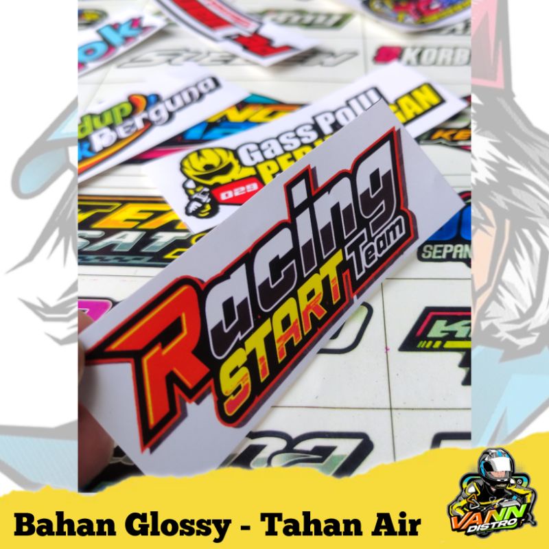 Jual stiker racing start team | Shopee Indonesia