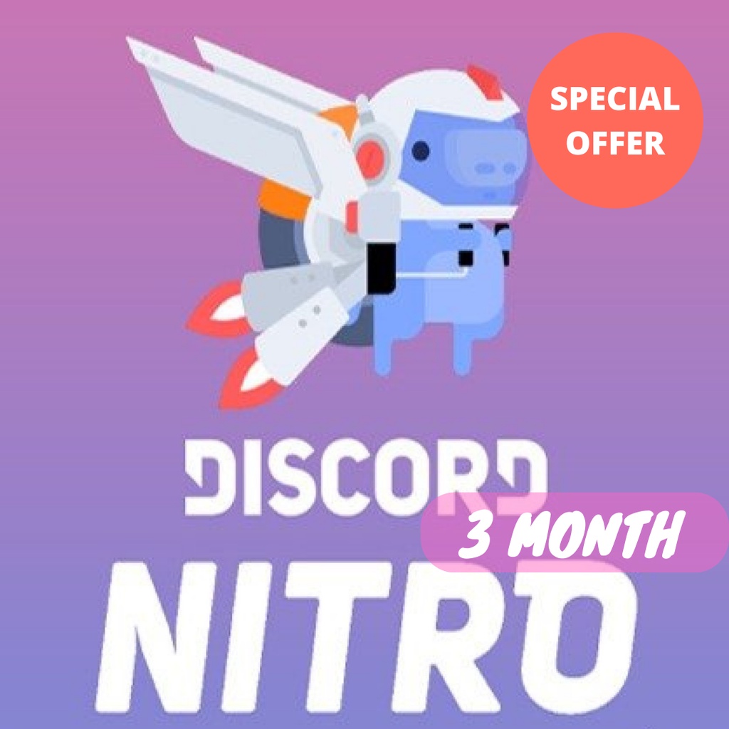 Jual Discord Nitro 3 Bulan + 2 Boost Server (Limited) | Shopee Indonesia
