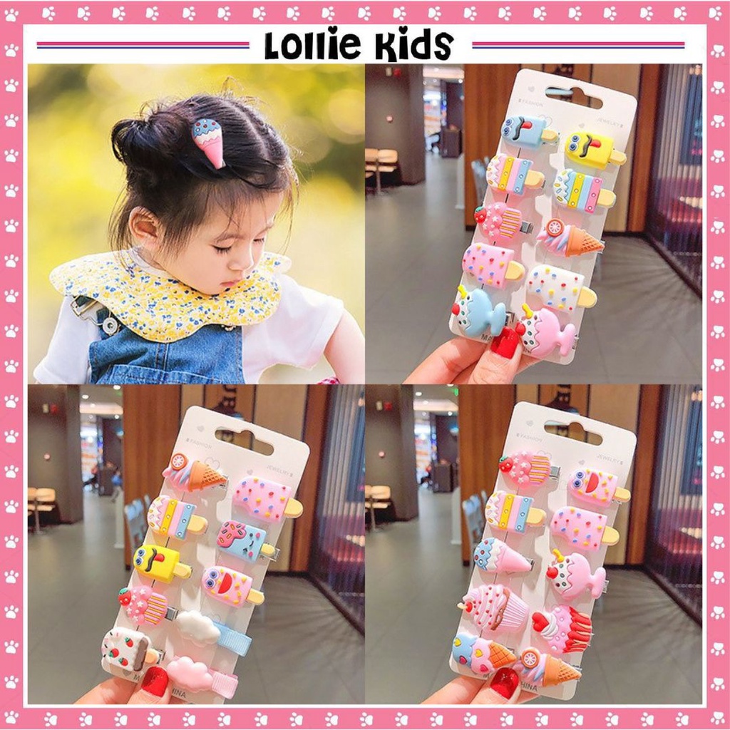 Jual 10 PCS / SET JEPIT RAMBUT ANAK LUCU / JEPITAN AKSESORIS RAMBUT ...