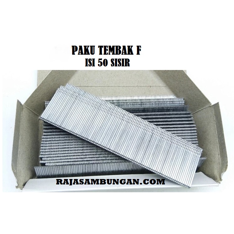 Jual Paku Tembak F 50 Air Nailer Staples Gun Tembok Kayu 5 cm 50 sisir ...