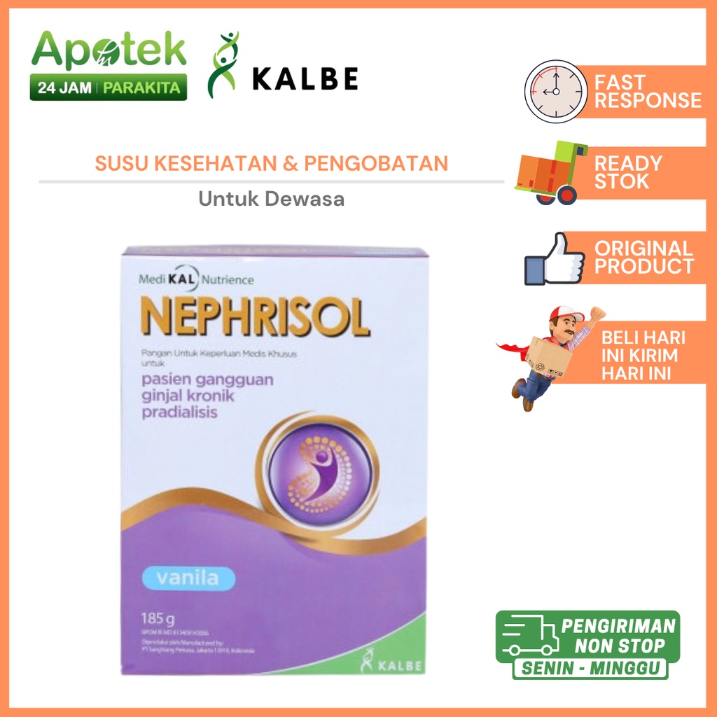 Jual Susu Nephrisol Rasa Vanila dan Cappucino / Susu Rendah Protein ...