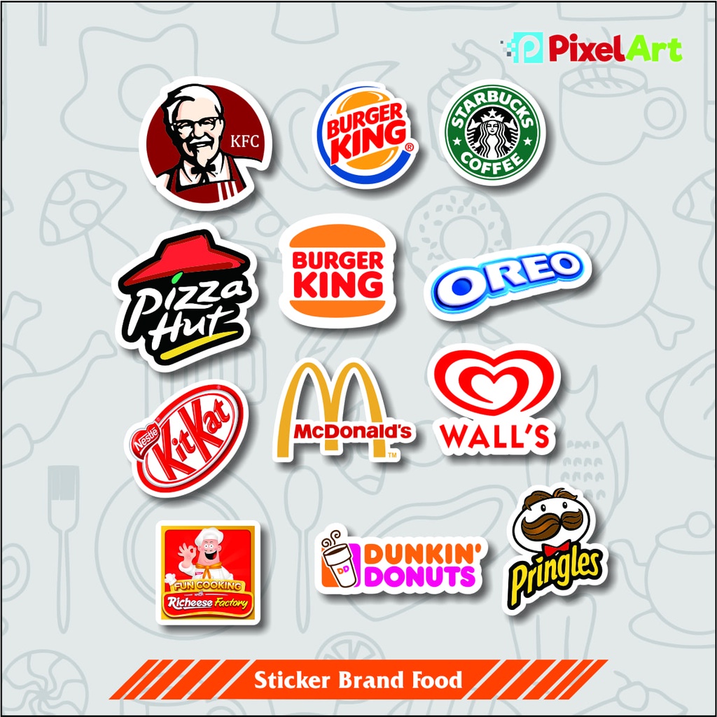 Jual STIKER TUMBLR AESTHETIC | STICKER TUMBLR BRAND FOOD | STICKER ...