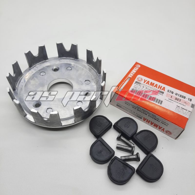 Jual Alumunium kopling rumah kampas kopling f1zr FizR lengkap karet kopling | Shopee Indonesia