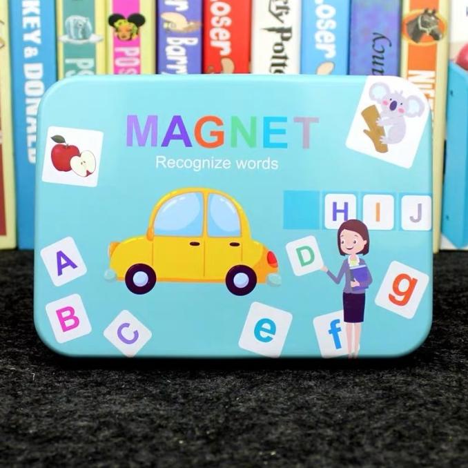 Jual magnetic letter box - mainan edukasi anak - belajaf mengenal huruf ...