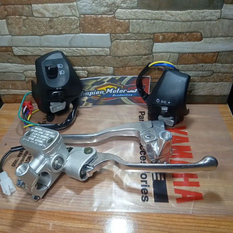 Jual paket master rem assy plus dudukan handle rem kiri plus saklar ...