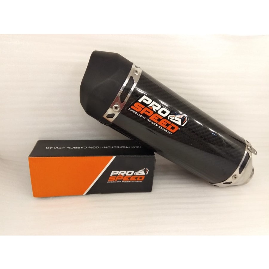 Jual Knalpot Prospeed Black Carbon Yamaha Byson | Shopee Indonesia