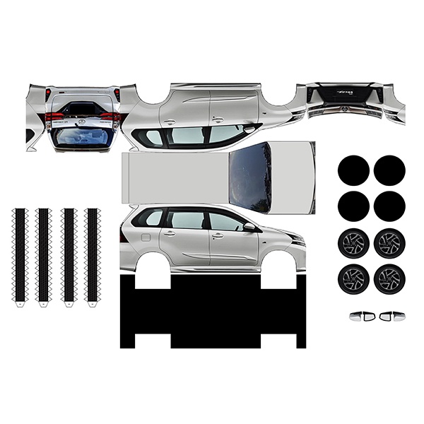 Jual DIY Miniatur Toyota Avanza Veloz Papercraft | Shopee Indonesia