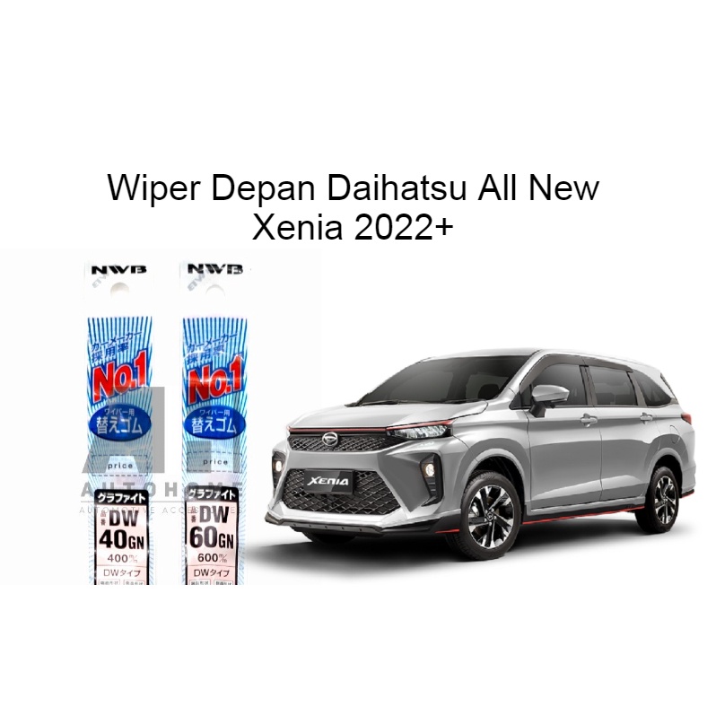 Jual Refill Karet Wiper Depan Daihatsu All New Xenia 2022 - NWB Japan DW40GN & DW60GN | Shopee ...