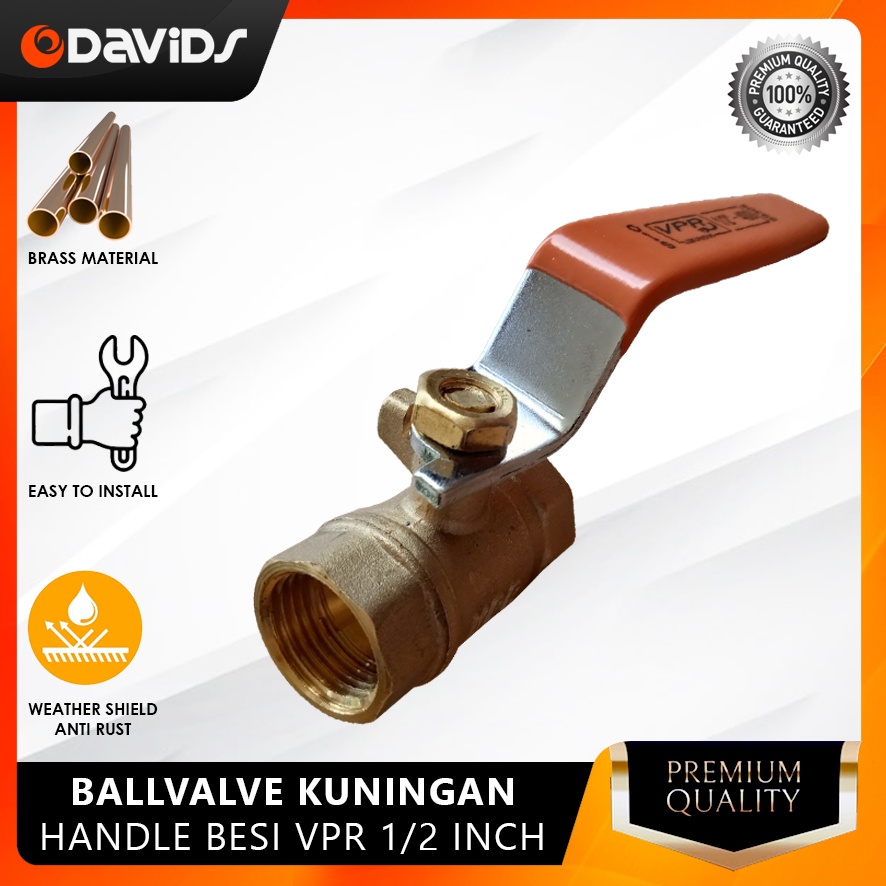 Jual Stop Kran Ball Valve Pipa Pvc Paralon Vpr Kuningan | Shopee Indonesia