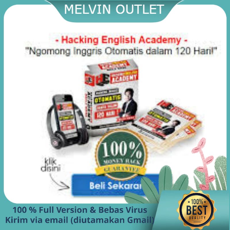 Jual HACKING ENGLISH ACADEMY NGOMONG INGGRIS OTOMATIS DALAM 120 HARI ...