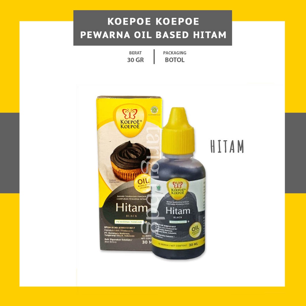 Jual PEWARNA MAKANAN KOEPOE KOEPOE OIL BASE 30ML - KUPU KUPU PEWARNA ...