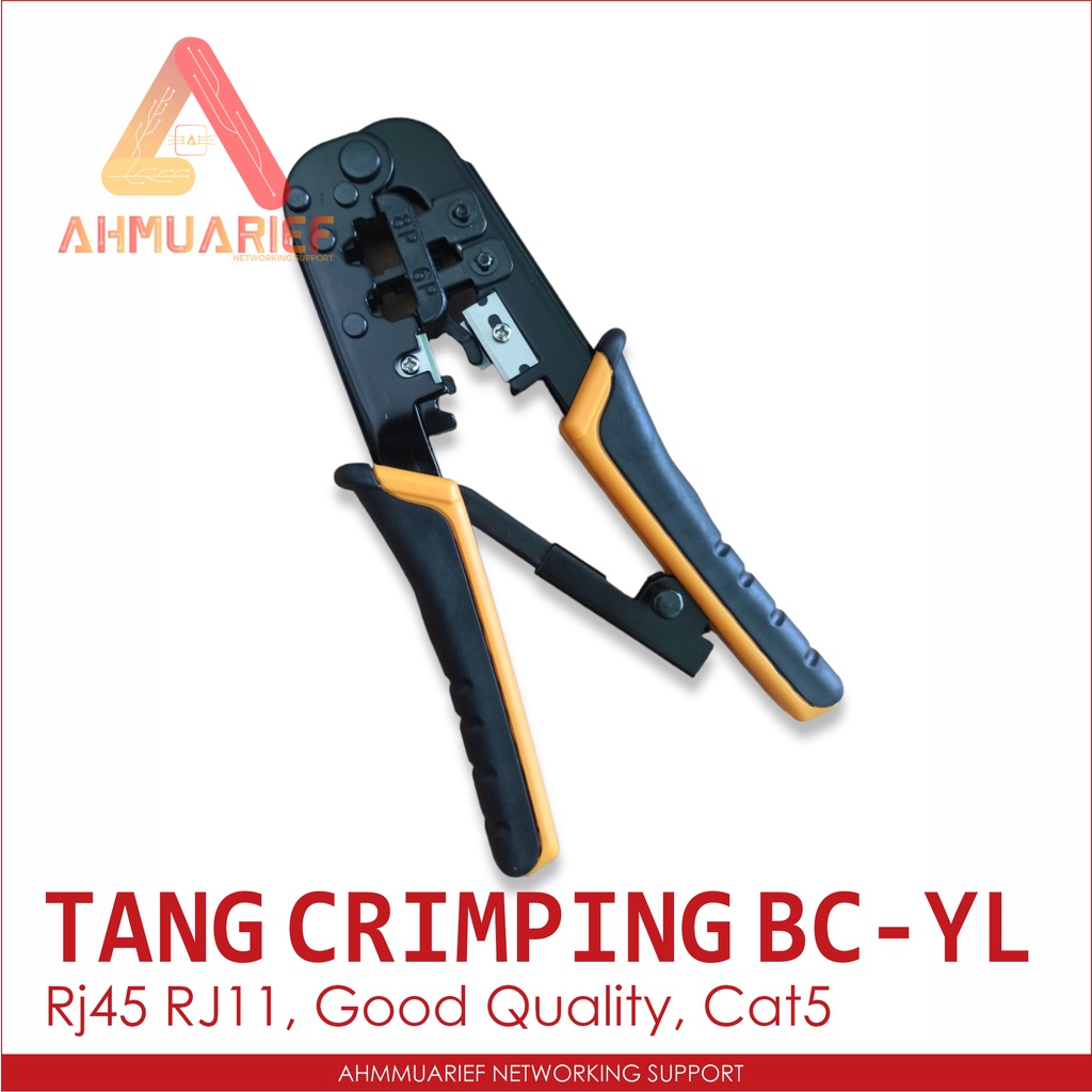 Jual TANG CRIMPING KRIMPING TOOL CONNECTOR KONEKTOR RJ45 RJ11 TANG ...