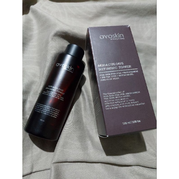 Jual PRELOVED Avoskin Miraculous Refining Toner (exp: 2025)(Exfoliating ...