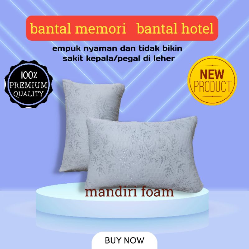 Jual Bantal / Guling Memory Foam Super Busa Premium Bantal Hotel ...