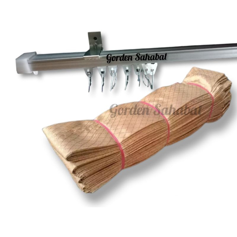 Jual gorden 1 set lengkap | gorden 1 paket sama besinya | gorden polos ...
