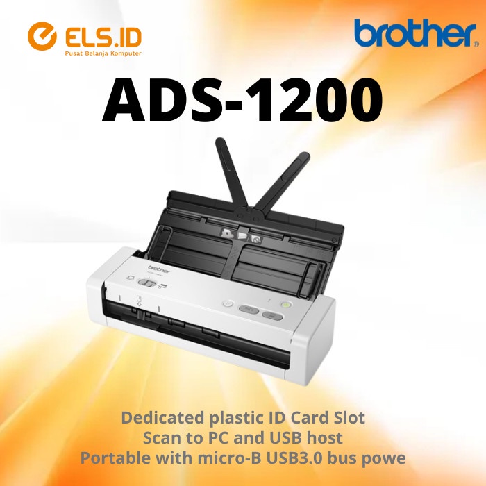 Jual Brother Scanner ADS1200 Compact Document Scan | Shopee Indonesia