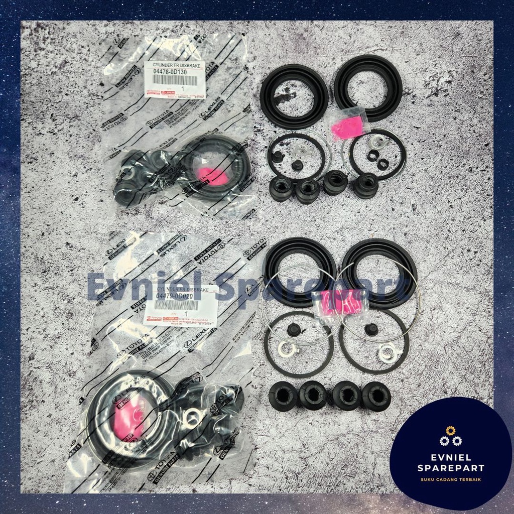 Jual Caliper Kit Karet Seal Rem Cakram Depan Vios Limo Altis Yaris ...