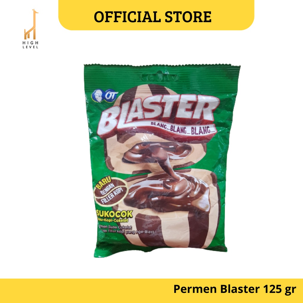 Jual PErmen Blaster Susu Kopi Coklat 125 gr isi 50 Butir | Shopee Indonesia
