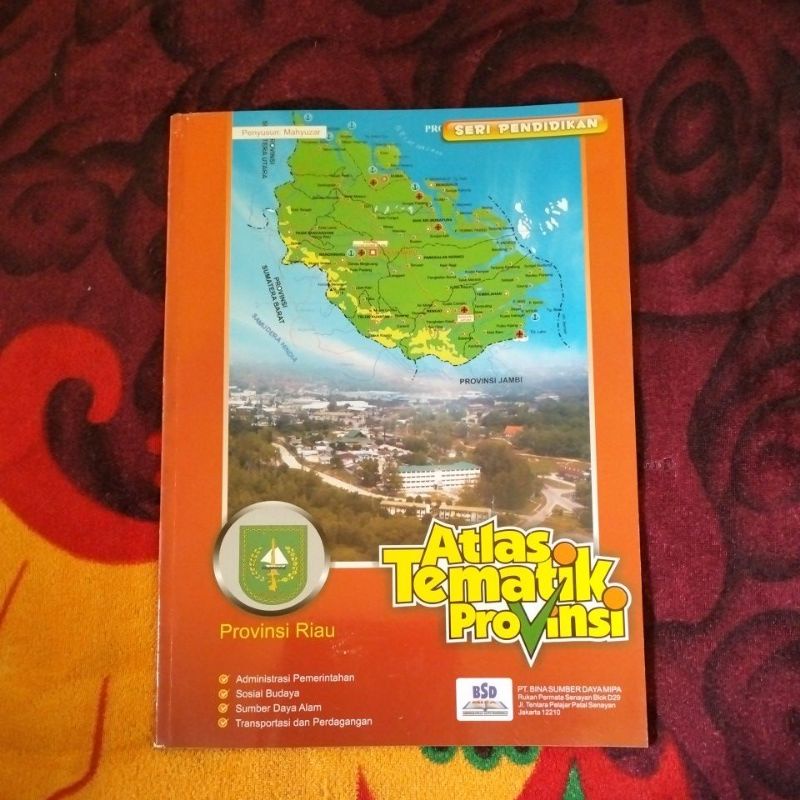 Jual BUKU ORIGINAL PETA ATLAS TEMATIK PROVINSI RIAU | Shopee Indonesia