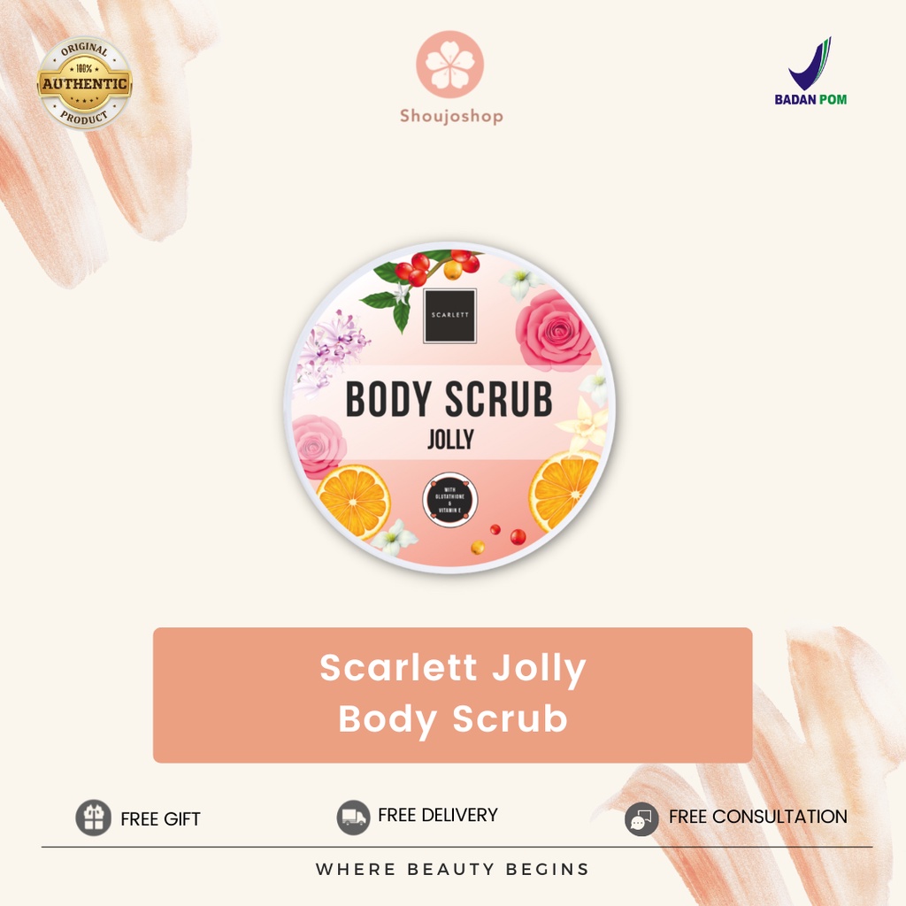 Jual Scarlett Whitening Body Scrub Jolly | Shopee Indonesia
