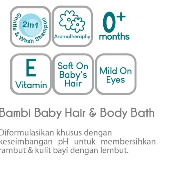 Jual Bambi Hair & Body Bath (Refill) 450ml | Shopee Indonesia