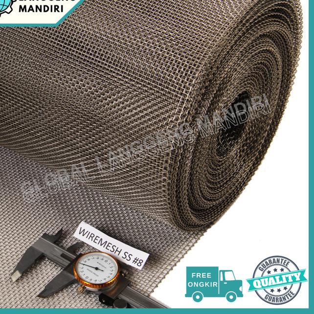 Jual WIRE MESH 8 STAINLESS (304) 1MX1M / WIREMESH #8 AYAKAN STAINLESS ...