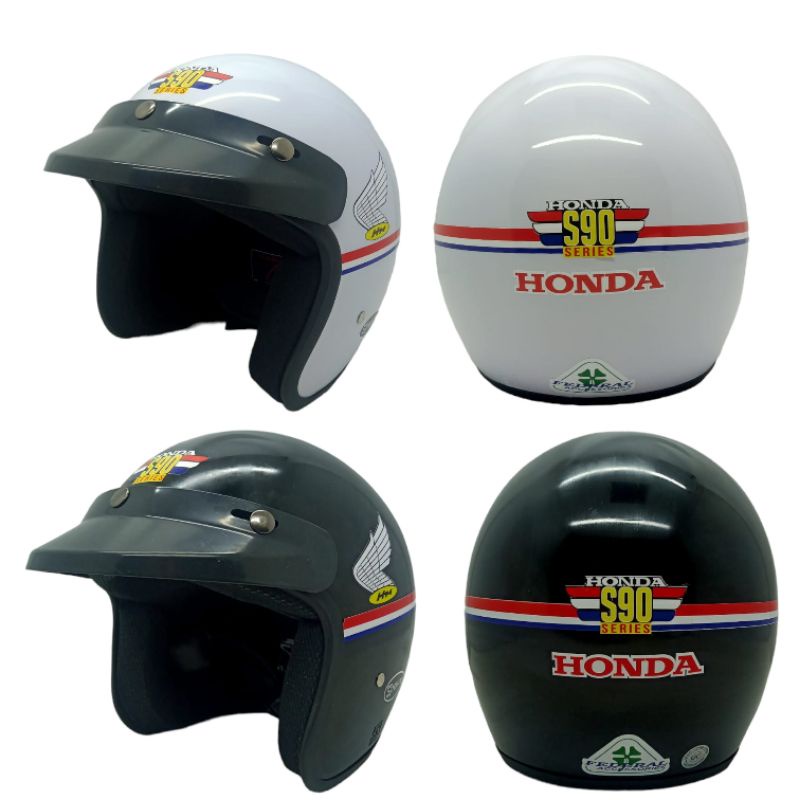 Jual Helm Honda S90 Helm Honda Jadul Custom | Shopee Indonesia