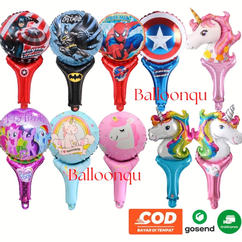 Jual [50CM] BALON PENTUNG PENTUNGAN TONGKAT PENDEK / BALON PENTUNGAN ...