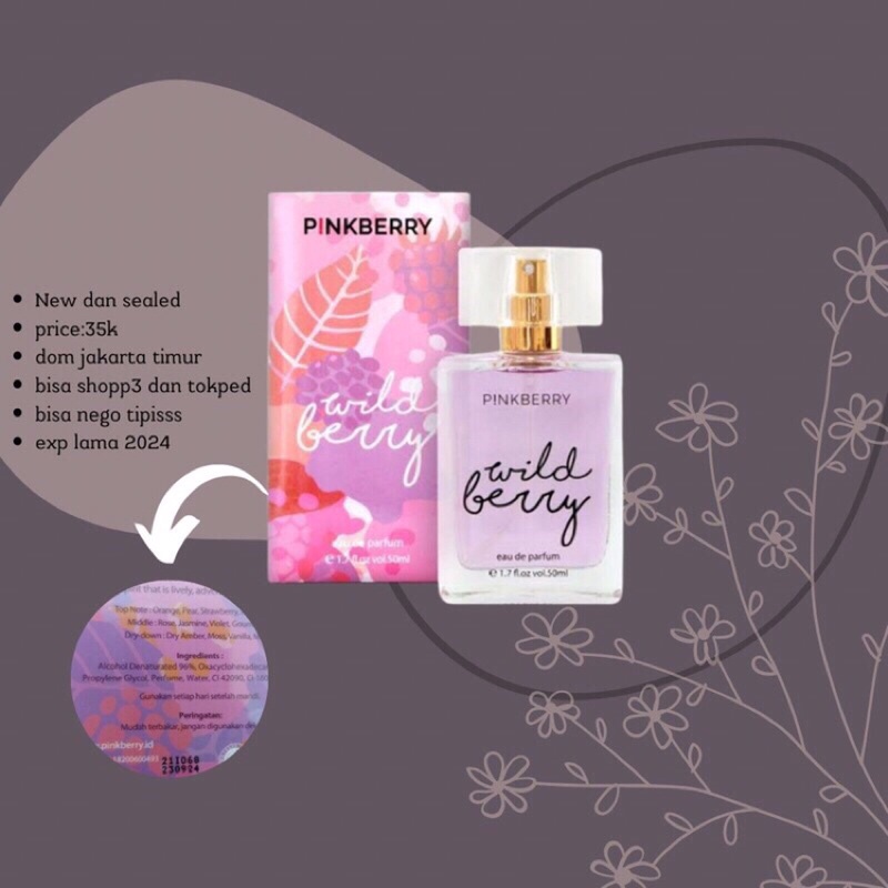 Jual pinkberry eu de parfum sealed (booked) | Shopee Indonesia