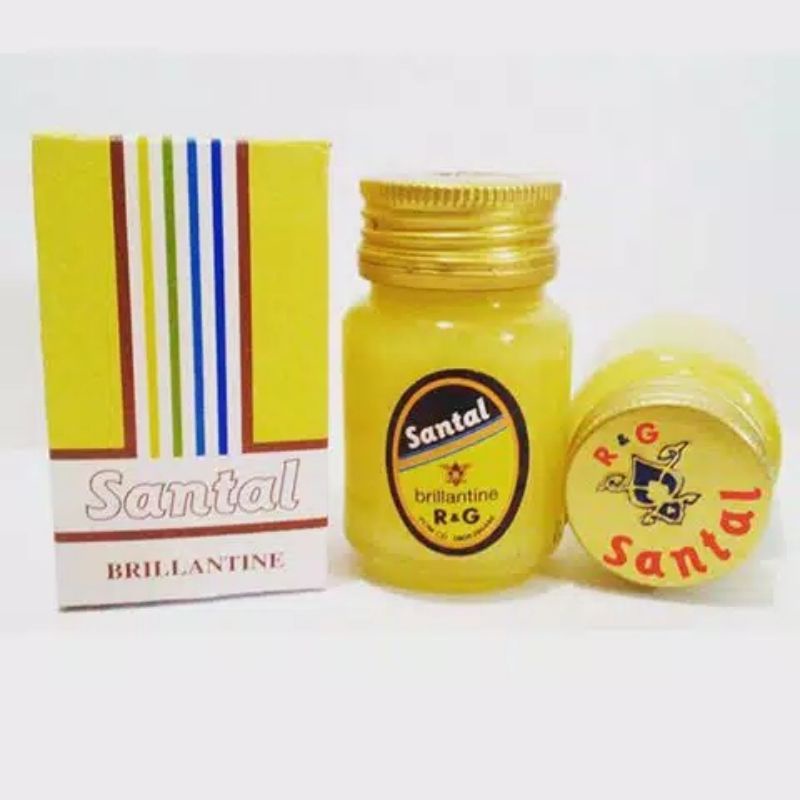 Jual SANTAL Brillantine ORIGINAL R&G Pomade rambut / minyak rambut ...